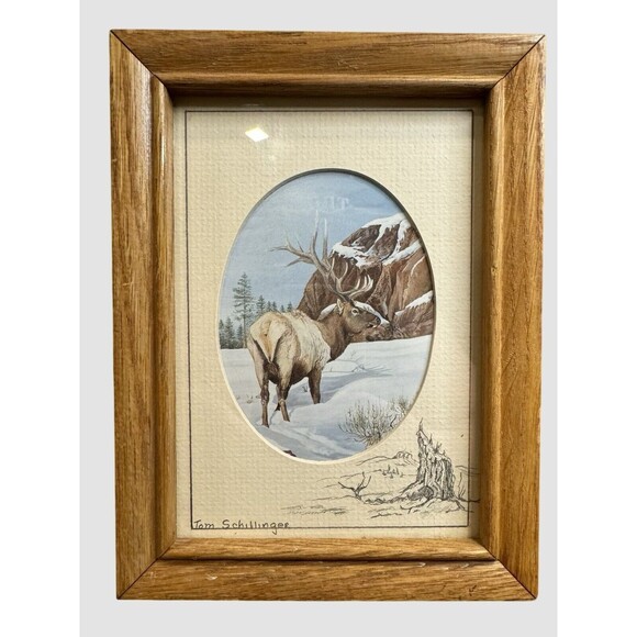 Tomas Schillinger | Art | Oregon Artist Thomas Schillinger Elk Tree ...